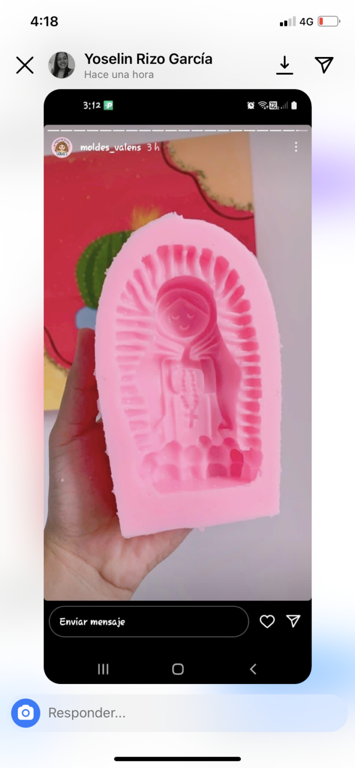 Molde Virgen 10 Cm